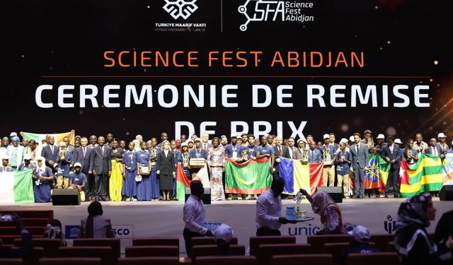 Afrikalı gençler, Maarif Bilim Festivalinde yarıştı