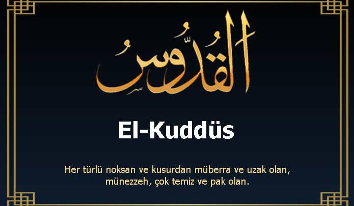 El Kuddüs esması anlam ve zikrinin faziletleri - Milat Gazetesi